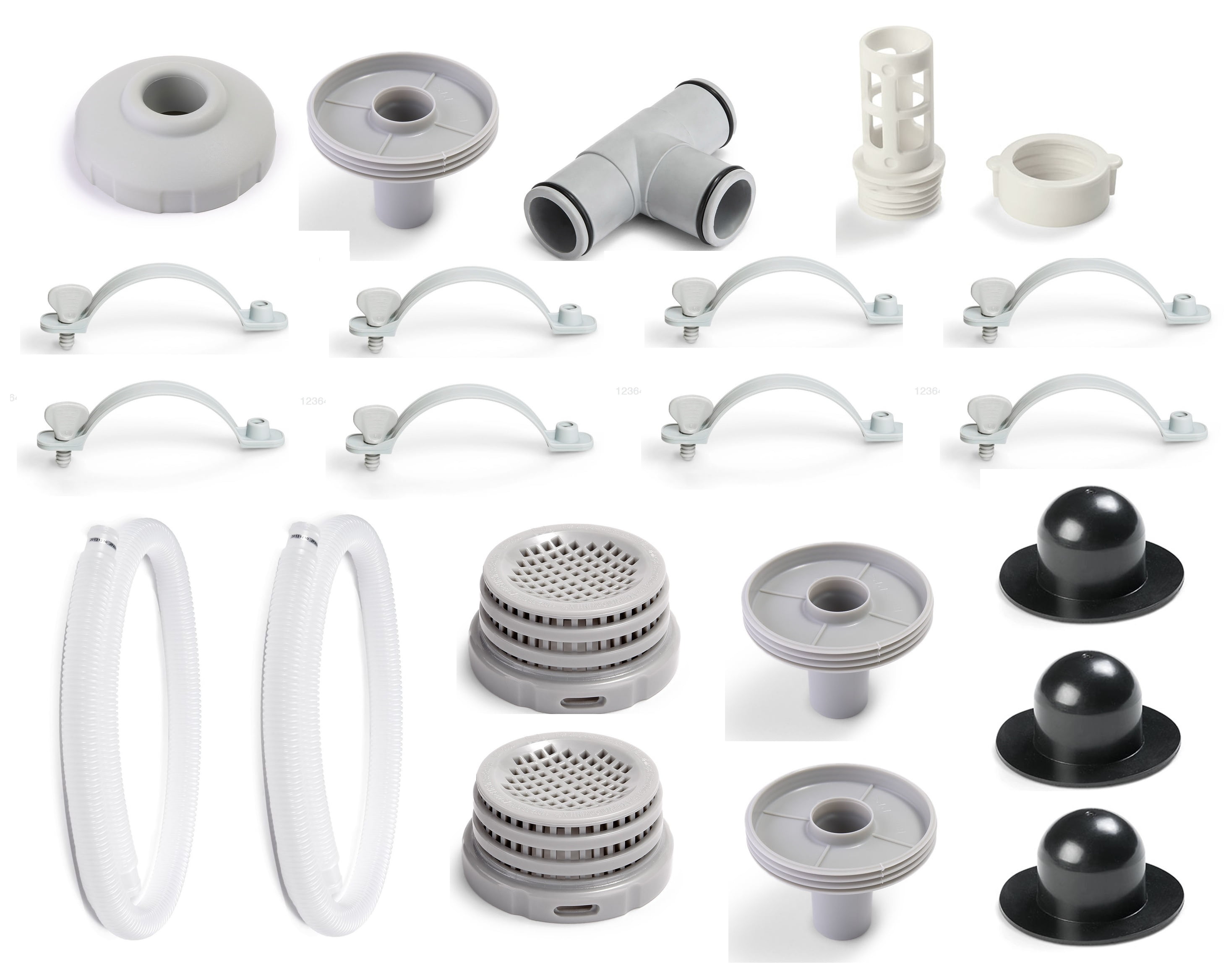 Intex Above Ground Pool Pump Connection Kit for 1.25-inch Hose ...