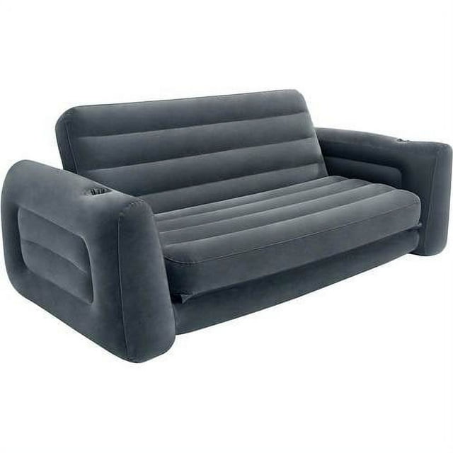 Intex Inflatable Pull-Out Sofa, Portable Couch Air Bed Furniture ...