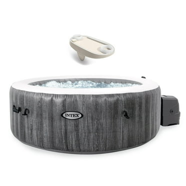 Intex PureSpa Plus Indoor/Outdoor Portable Inflatable Hot Tub Jet Spa w ...