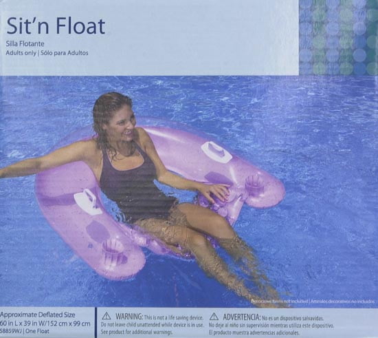 Intex Purple Sit 'N Float - Walmart.com