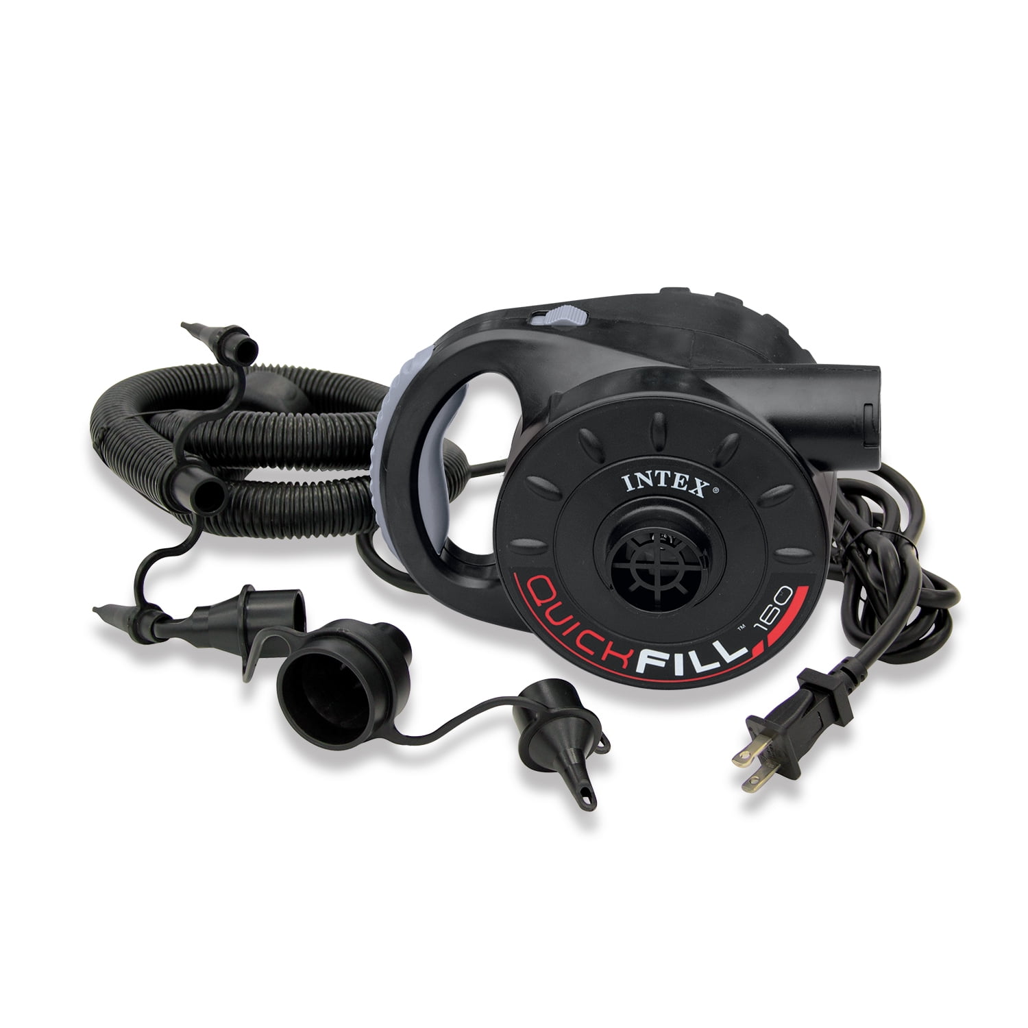 Intex Quick-Fill 120V AC Electric Air Pump for Inflatables with 3 ...
