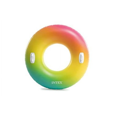 Pool Rings Intex 58202EP Inflatable 48 Color Whirl Tube Swimming Pool ...