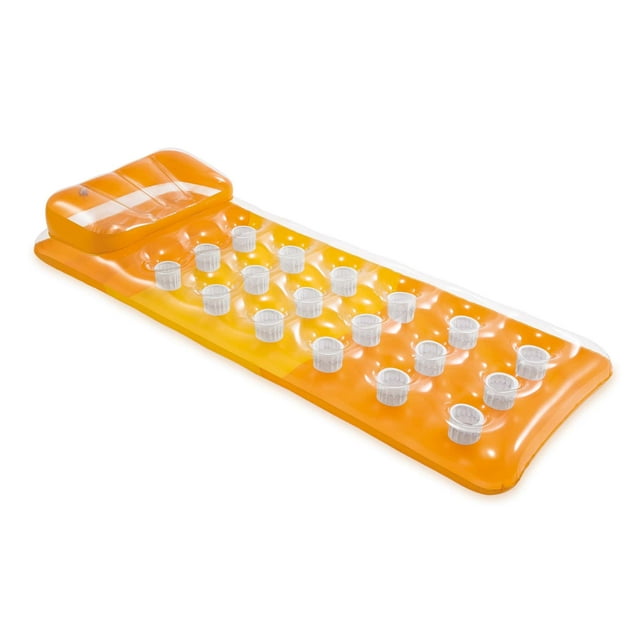 Intex Recreation Corp Inflatable 18-Pocket Fashion Lounge Pool Float ...