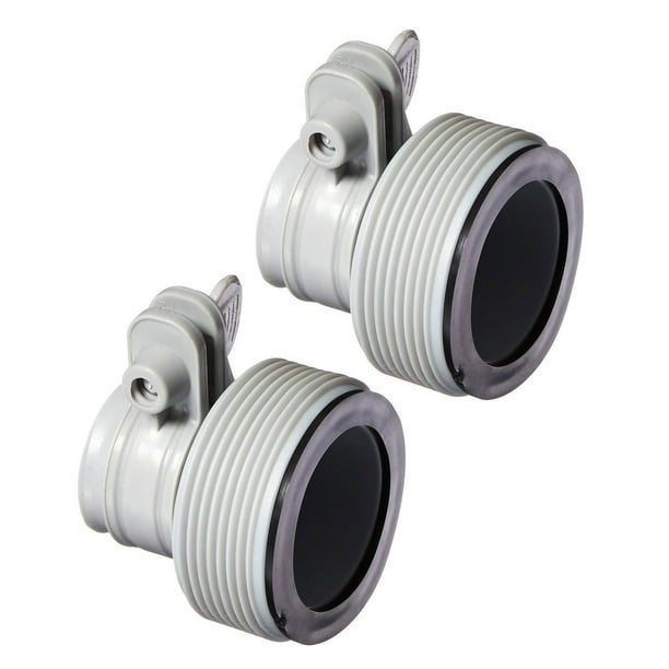 Intex Pool Hose Adapter B w/ Collar - Pair for Filter Pump Conversion ...