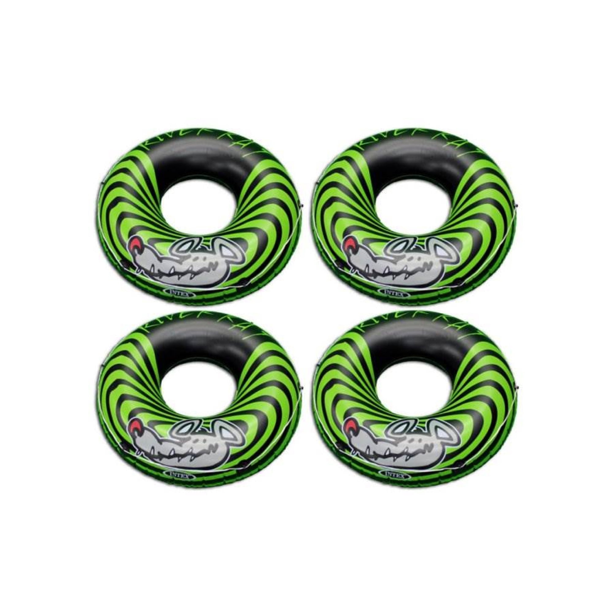 Intex River Rat 48-Inch Double Float Inflatable Tubes for Lake, Pool ...