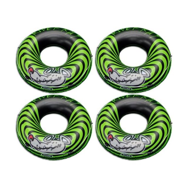 Intex River Rat 48-Inch Double Float Inflatable Tubes for Lake, Pool ...