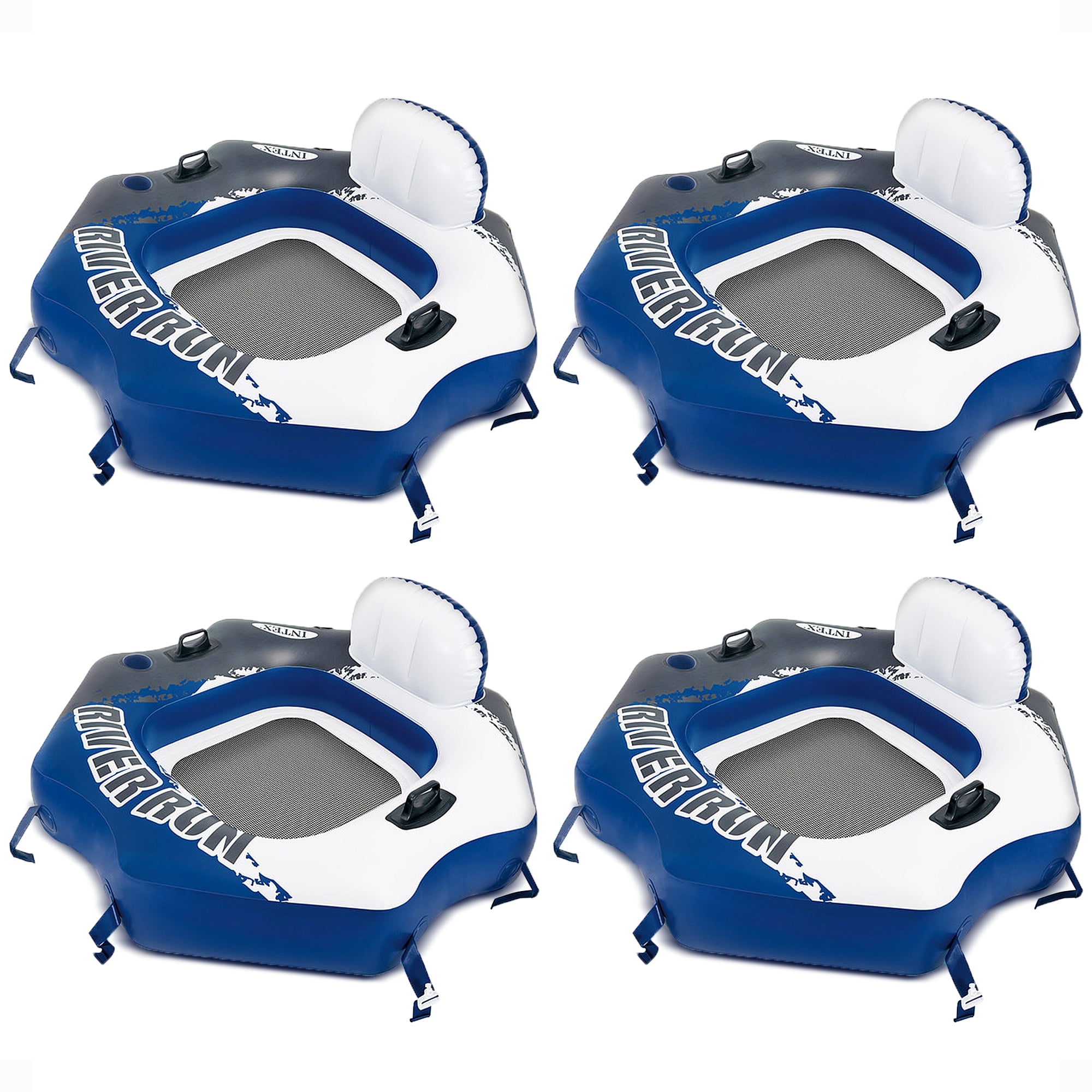Intex Adult River Run Connect Lounge, Inflatable Floating Water Tubes ...