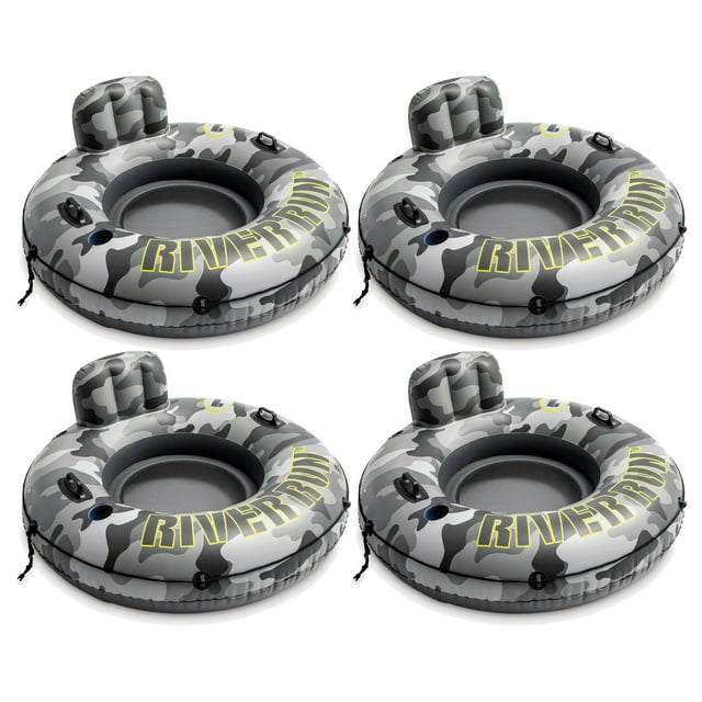 Intex Heavy-Duty Adults Camo River Run I Inflatable Floating Tube w ...