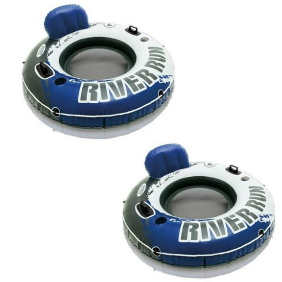 2-Person Inflatable River Tube - Heavy Duty River Run Tubes Pool Lake ...