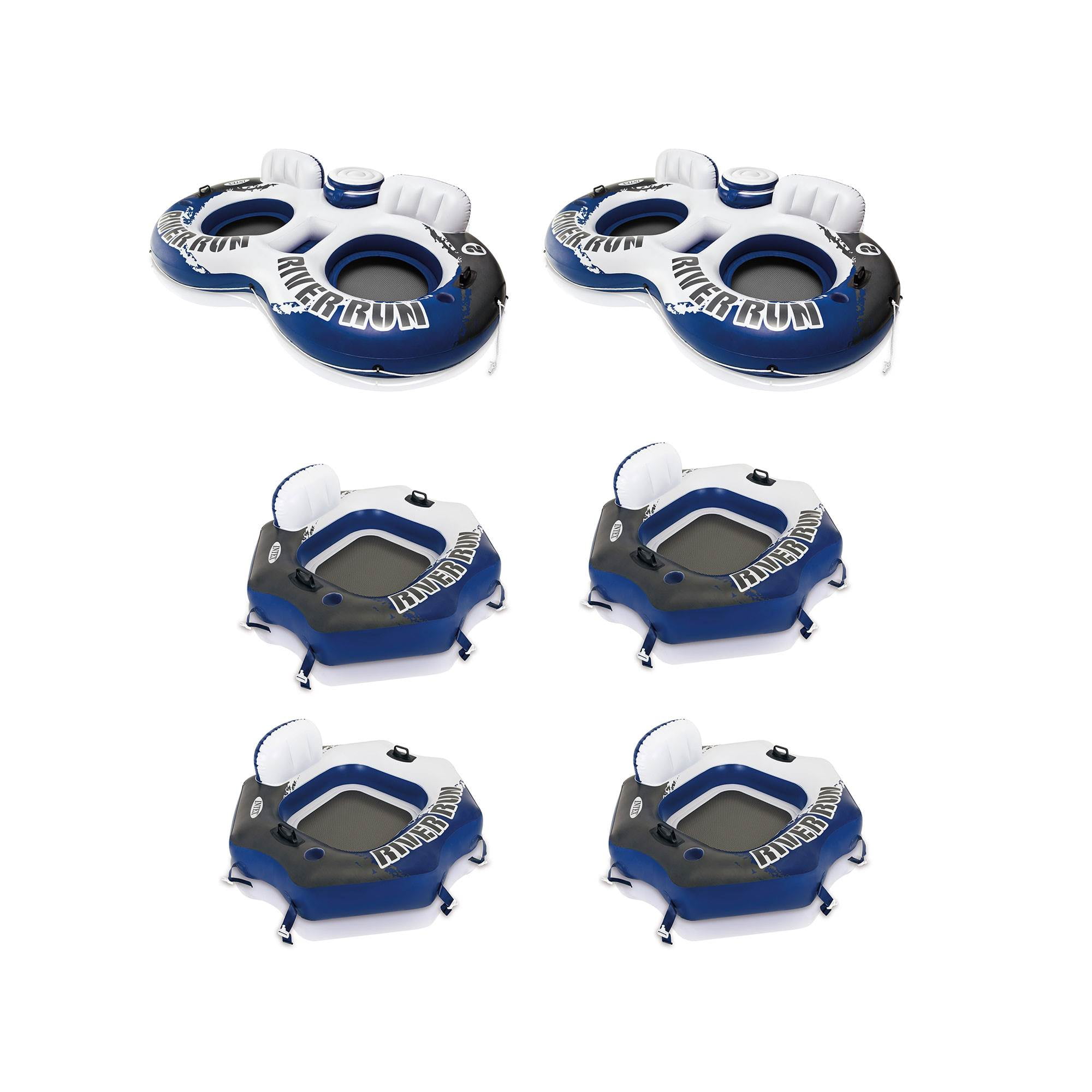 Intex Multi-Person Large Inflatable River Run Lounger & Lake Tube Float ...