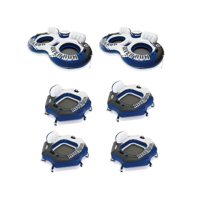 Intex Multi-Person Large Inflatable River Run Lounger & Lake Tube Float ...
