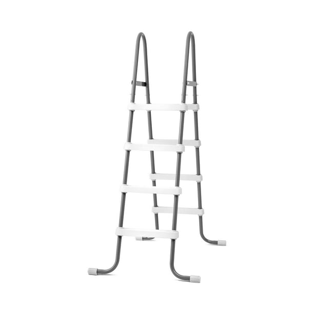 Intex Steel Frame Above Ground Swimming Pool Ladder for 48" Wall Height ...