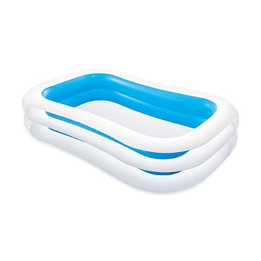 Intex Inflatable Beach Wave Swim Center Family Pool, 90" x 90" x 22 ...
