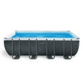 Intex Ultra 18ft XTR Rectangular Steel Frame Swimming Pool Set w/ Sand ...