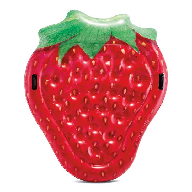 Intex Vinyl Strawberry Inflatable Island Pool Float - Walmart.com