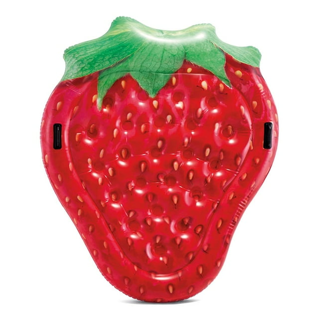 Intex Strawberry Inflatable Pool Float - 66 x 56 - Walmart.com