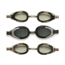 Prdigy Swim Goggles 3 Pack Black Adult Water Sports UV-400 Polarized ...