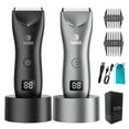 Intimate Pubic Hair Removal for Men Electric Groin Trimmer Male Shaver ...