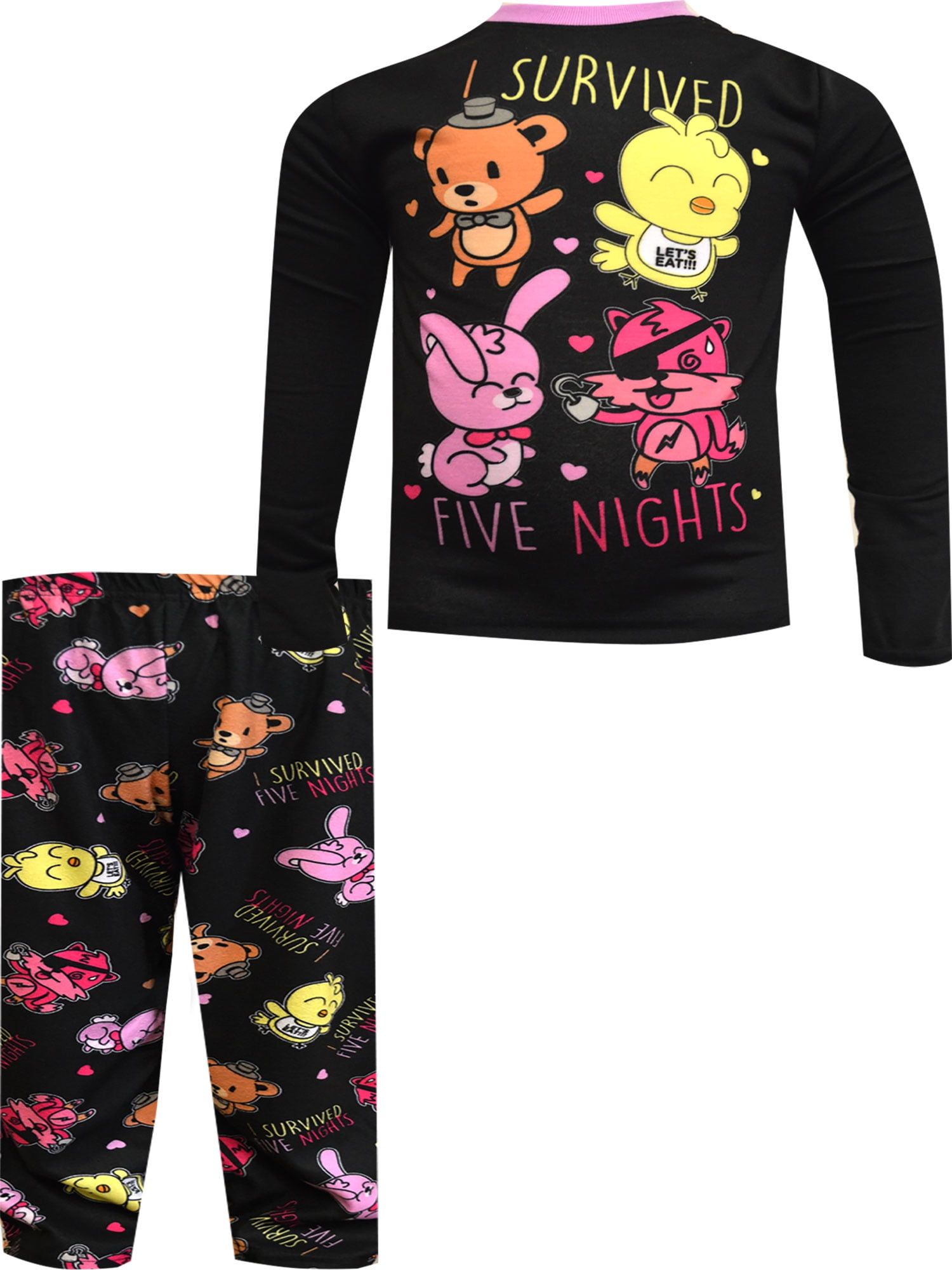 Intimo Girls Five Nights at Freddy's I Survived Pajama Set (6 ...