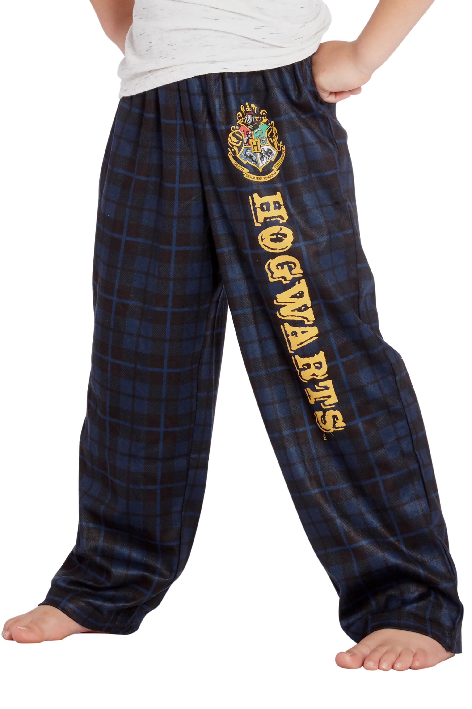 PJammy Harry Potter Boys Houses Plaid Pajama Lounge Pants, Hogwarts ...