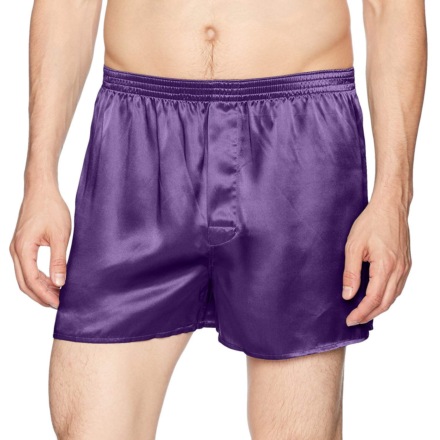 Intimo Men's Classic Silk Boxers, Amethyst, Large - Walmart.com