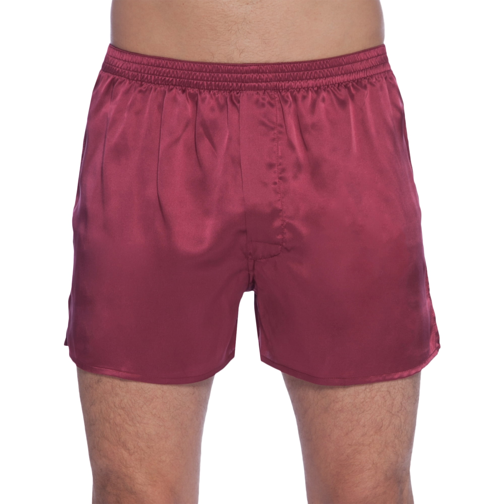 Intimo Mens' Classic Silk Boxer Shorts Lounge Sleepwear - Walmart.com