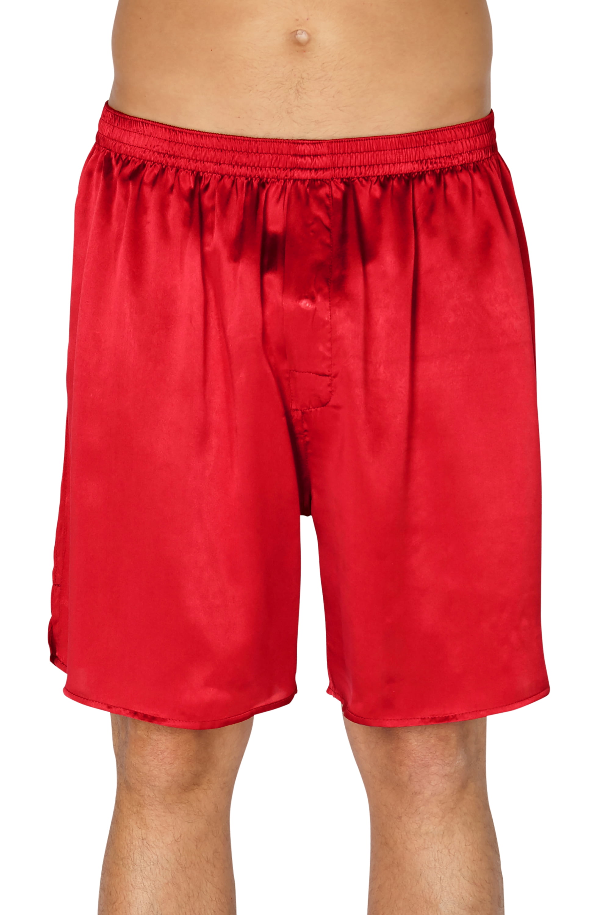 Intimo Mens' Classic Silk Boxer Shorts Lounge Sleepwear - Walmart.com