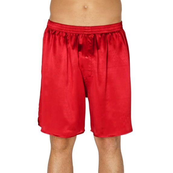 Intimo Mens' Classic Silk Boxer Shorts Lounge Sleepwear - Walmart.com
