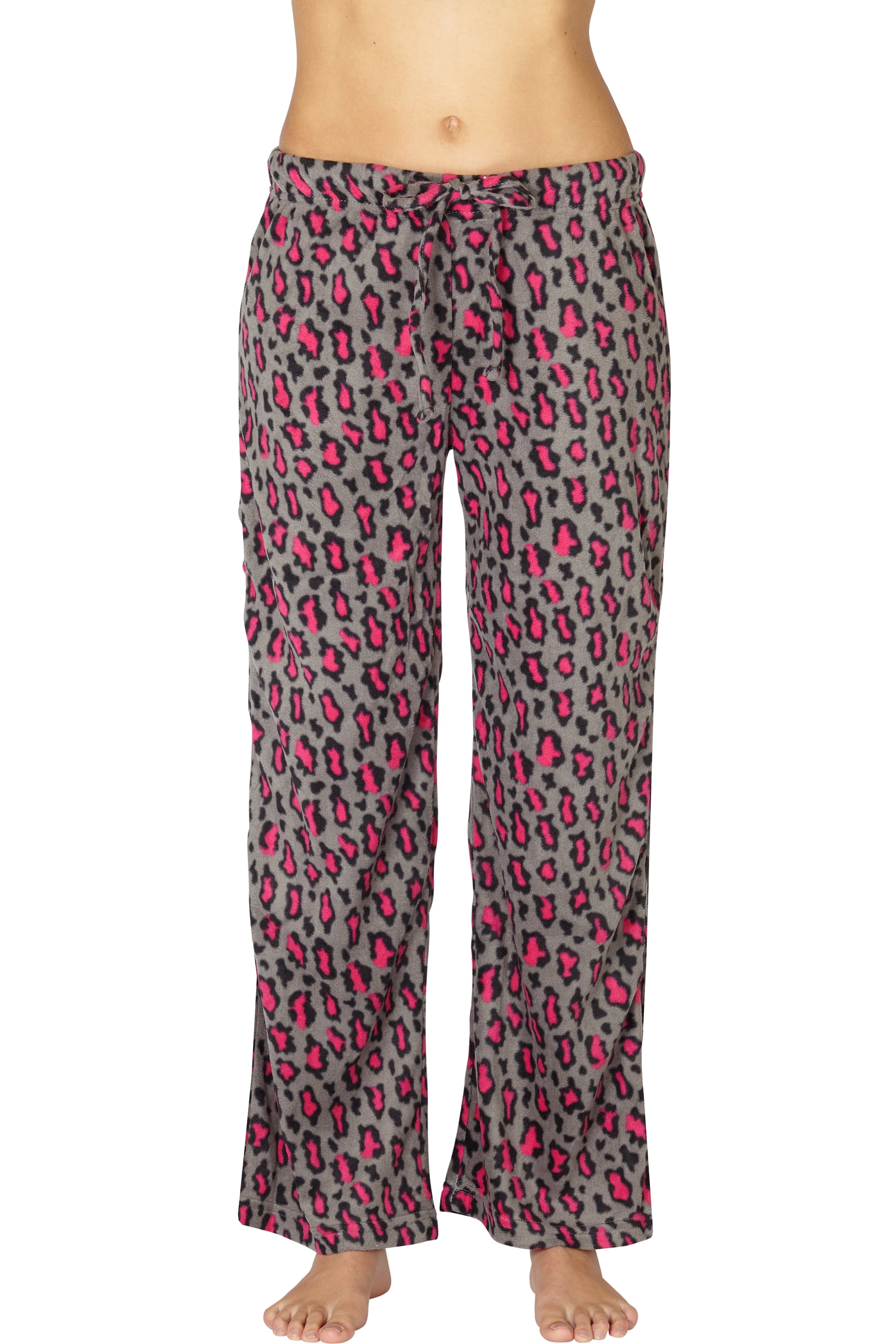 Intimo Womens Printed Microfleece Pajama Pant - Walmart.com