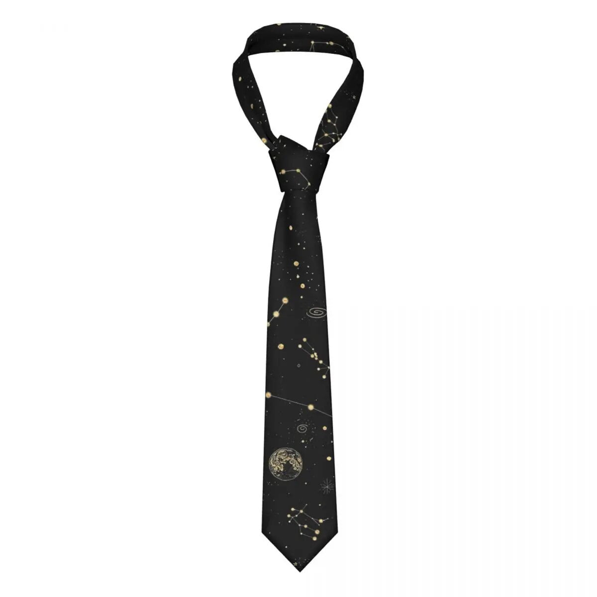 Into The Galaxy Men Necktie Polyester 8 cm Narrow Occult Witch Magic ...