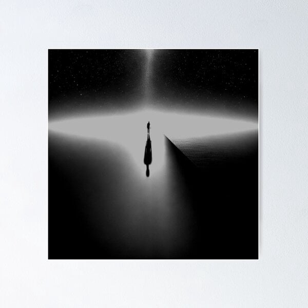 Into The Unknown Poster Wall Art, Modern Wall Decor For Living Room ...