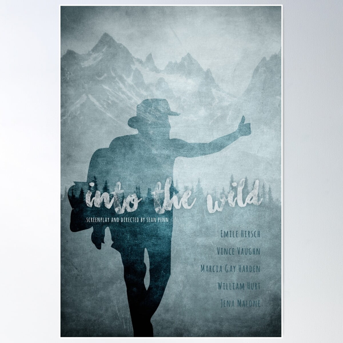 Into The Wild - Movie Poster Wall Art, Modern Wall Decor For Living ...