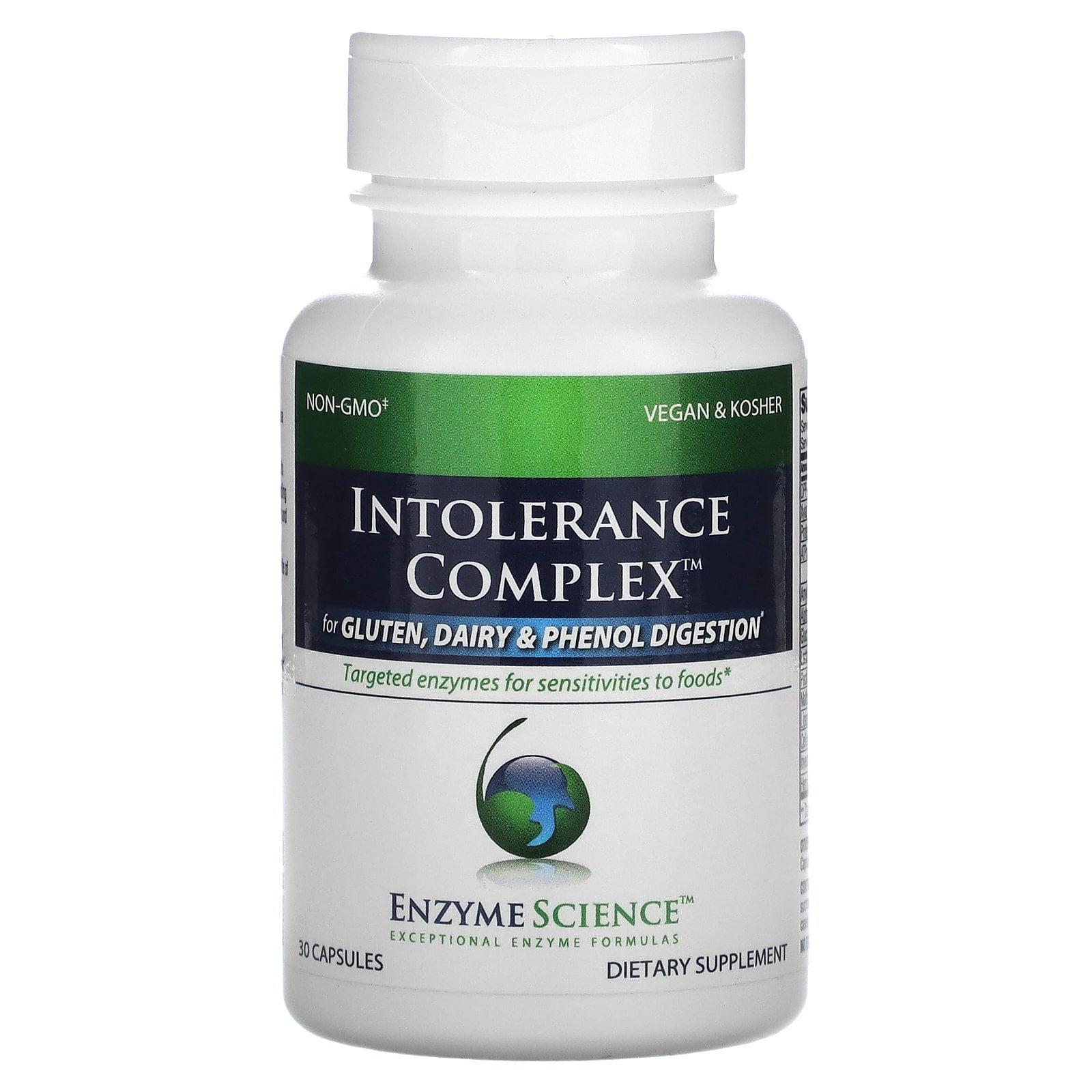 Intolerance Complex, 30 Capsules, Enzyme Science - Walmart.com