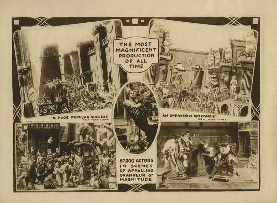 Intolerance - movie POSTER (Style A) (30" x 40") (1916) - Walmart.com