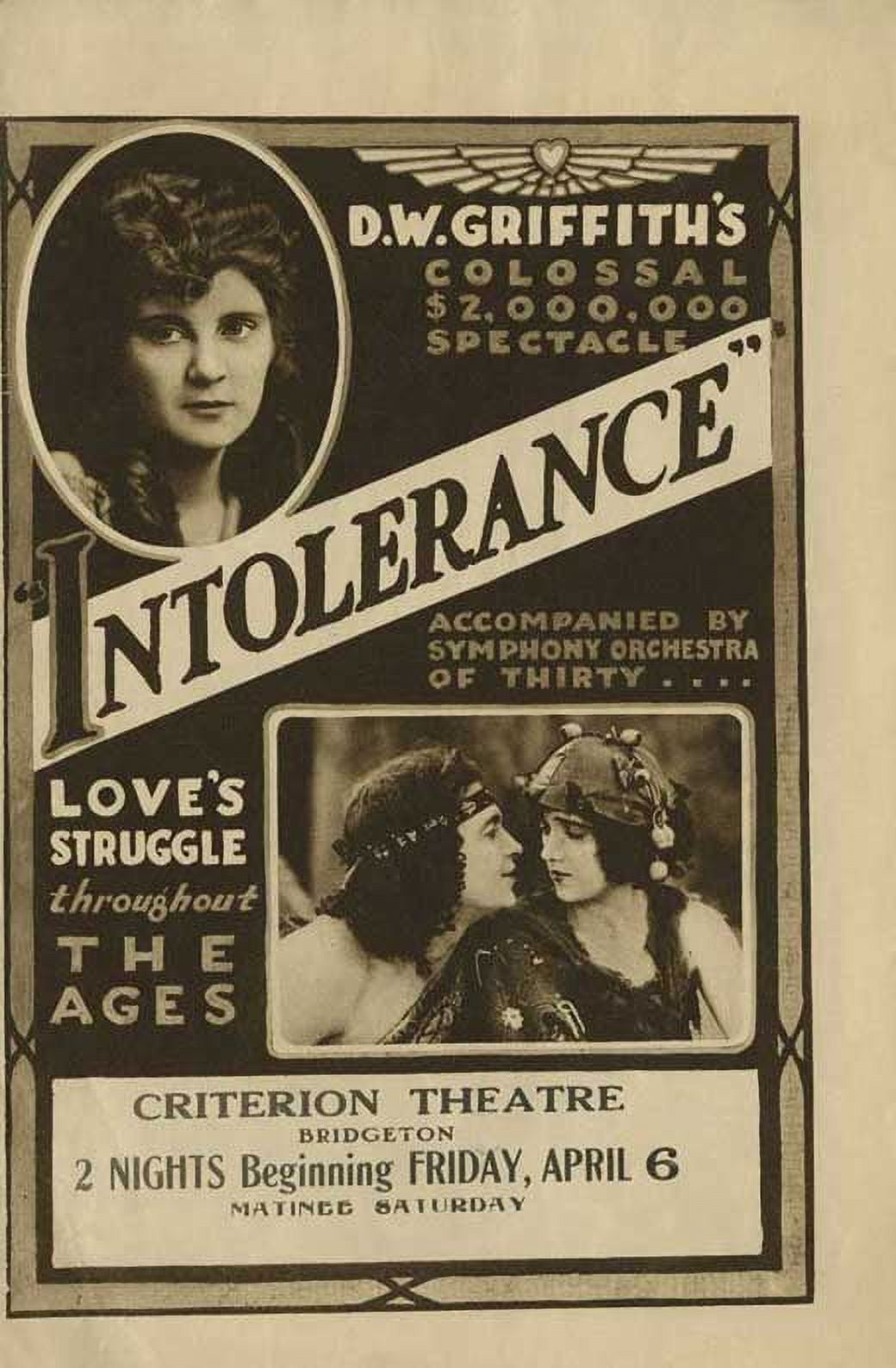 Intolerance - movie POSTER (Style C) (27" x 40") (1916) - Walmart.com