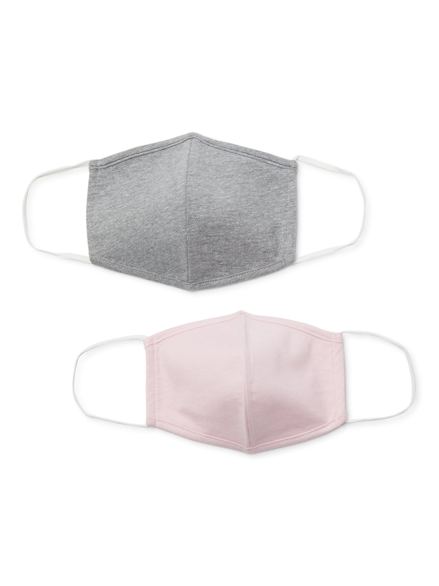 Intradeco Solid Print Face Mask, Reusable Breathable, 2-Pack - Walmart.com