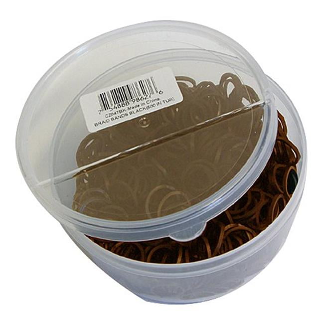 Intrepid International CZ047BN Braiding Bands 500 Tub - Brown - Walmart ...