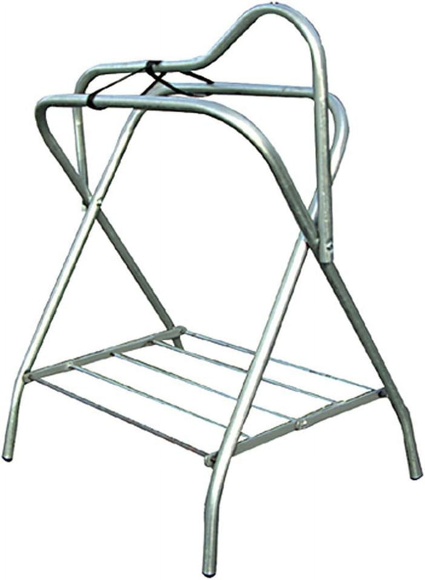 Intrepid International Folding Saddle Rack Stand with Bottom Storage ...