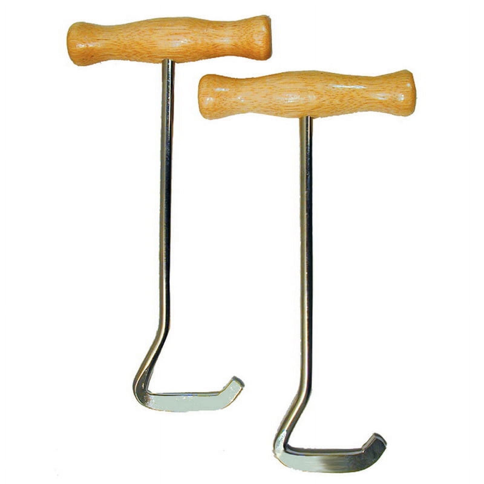 Intrepid International Classic Wooden Handle Tall Boot Pulls Pair, Top ...