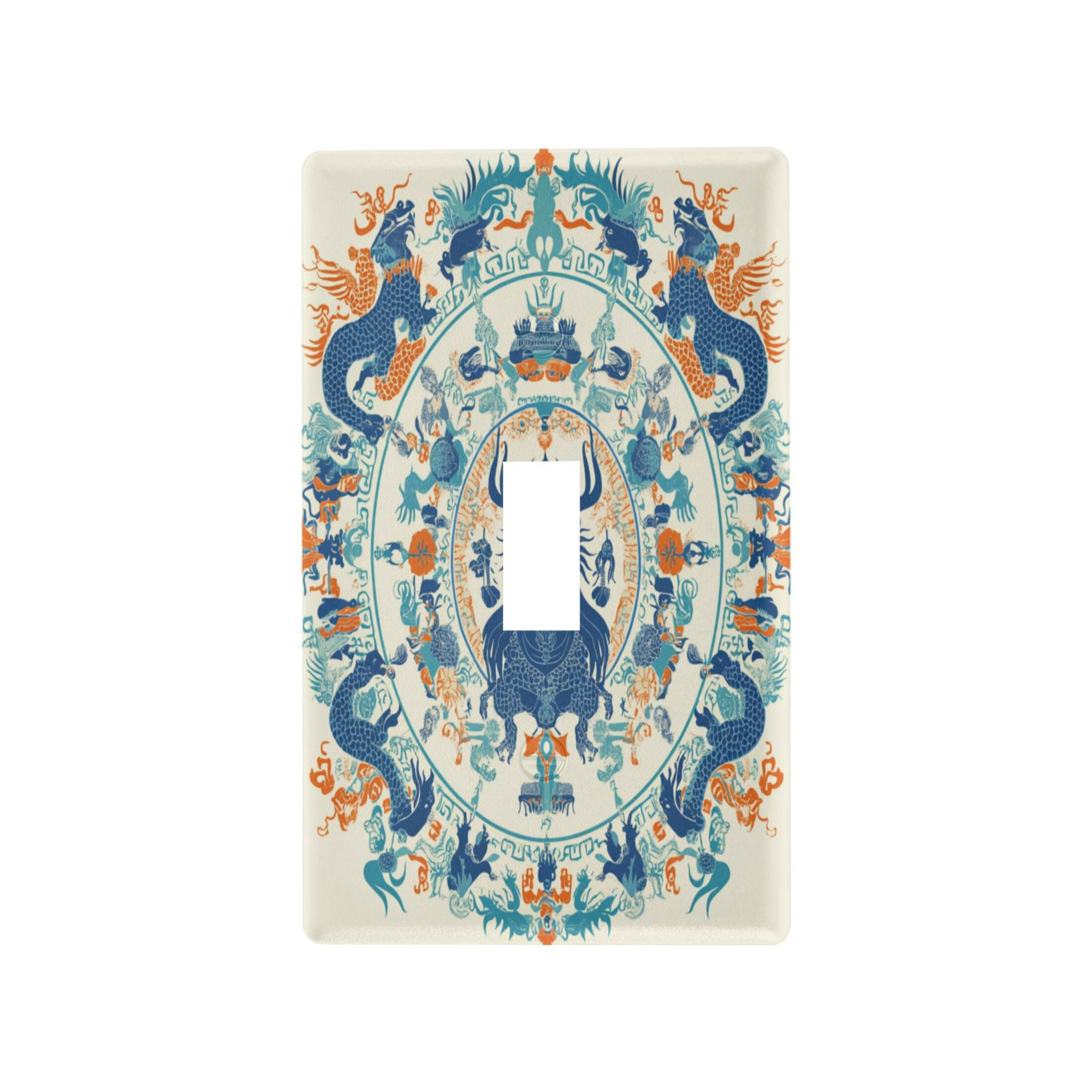 Intricate Circular Pattern Light Switch Cover Switch Plate Outlet Cover ...