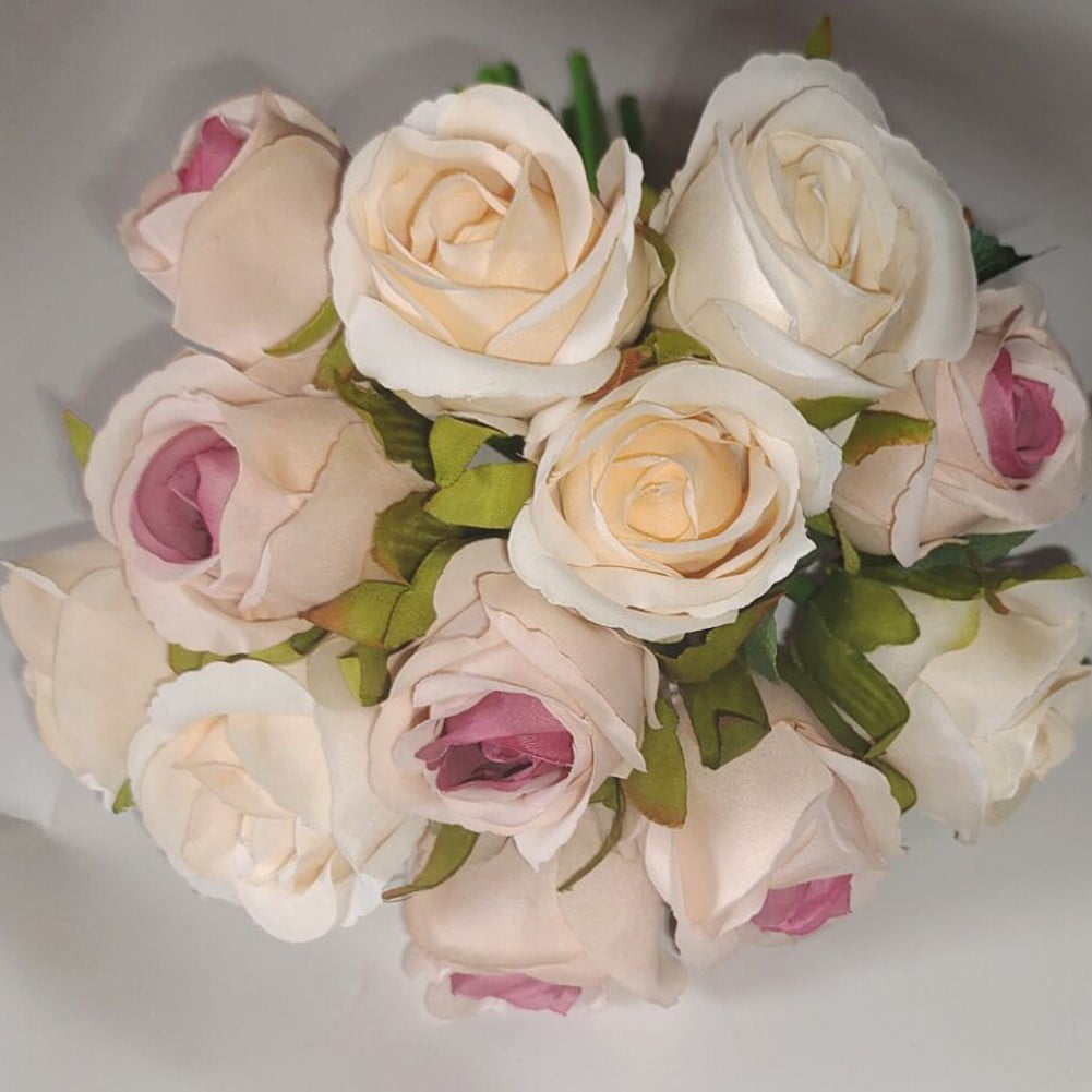 Intricate Detailing in Artificial Rose Flower Bouquet for Lifelike ...