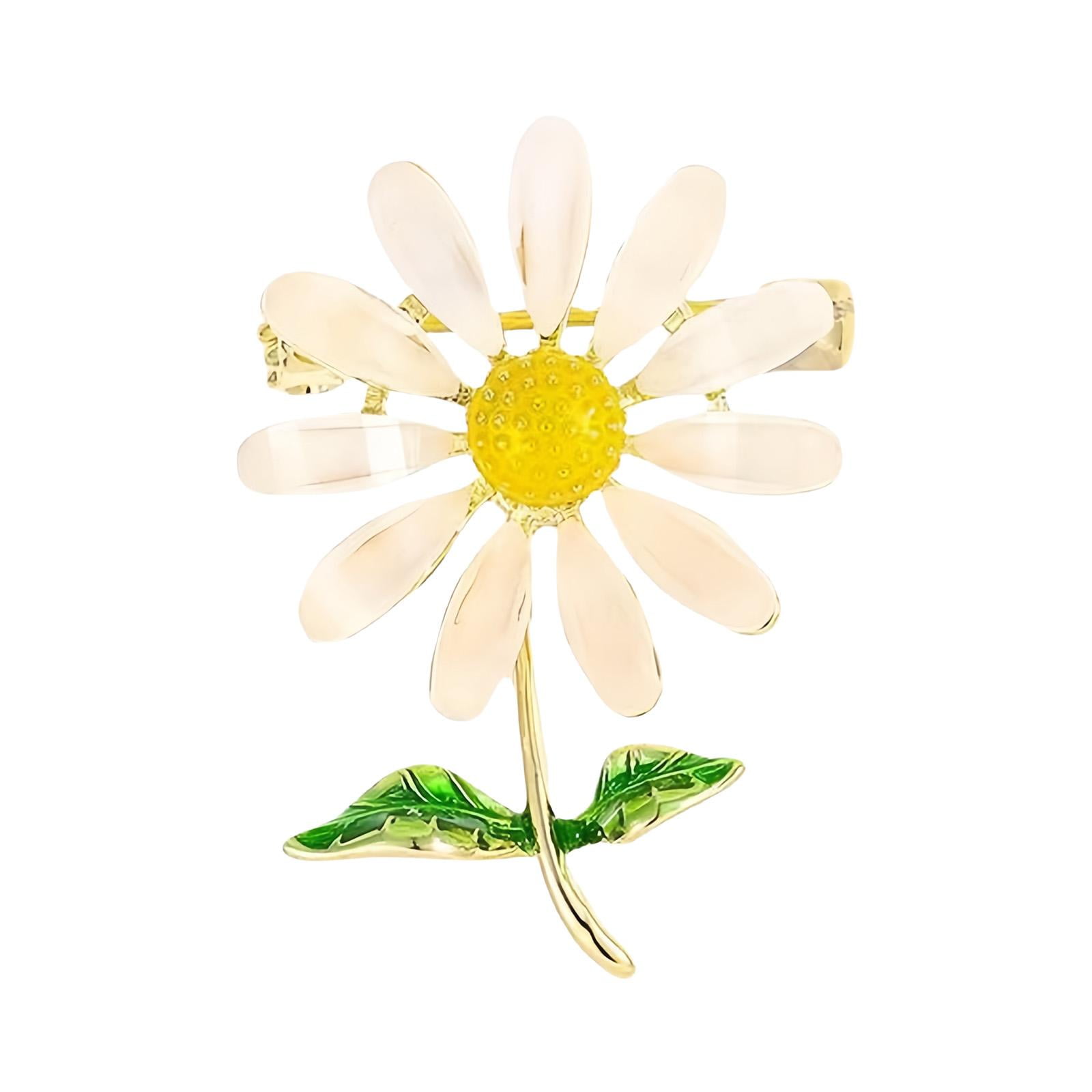 Intricate Floral Brooch Fashionable Flower Shaped Lapel Pin Clothing ...