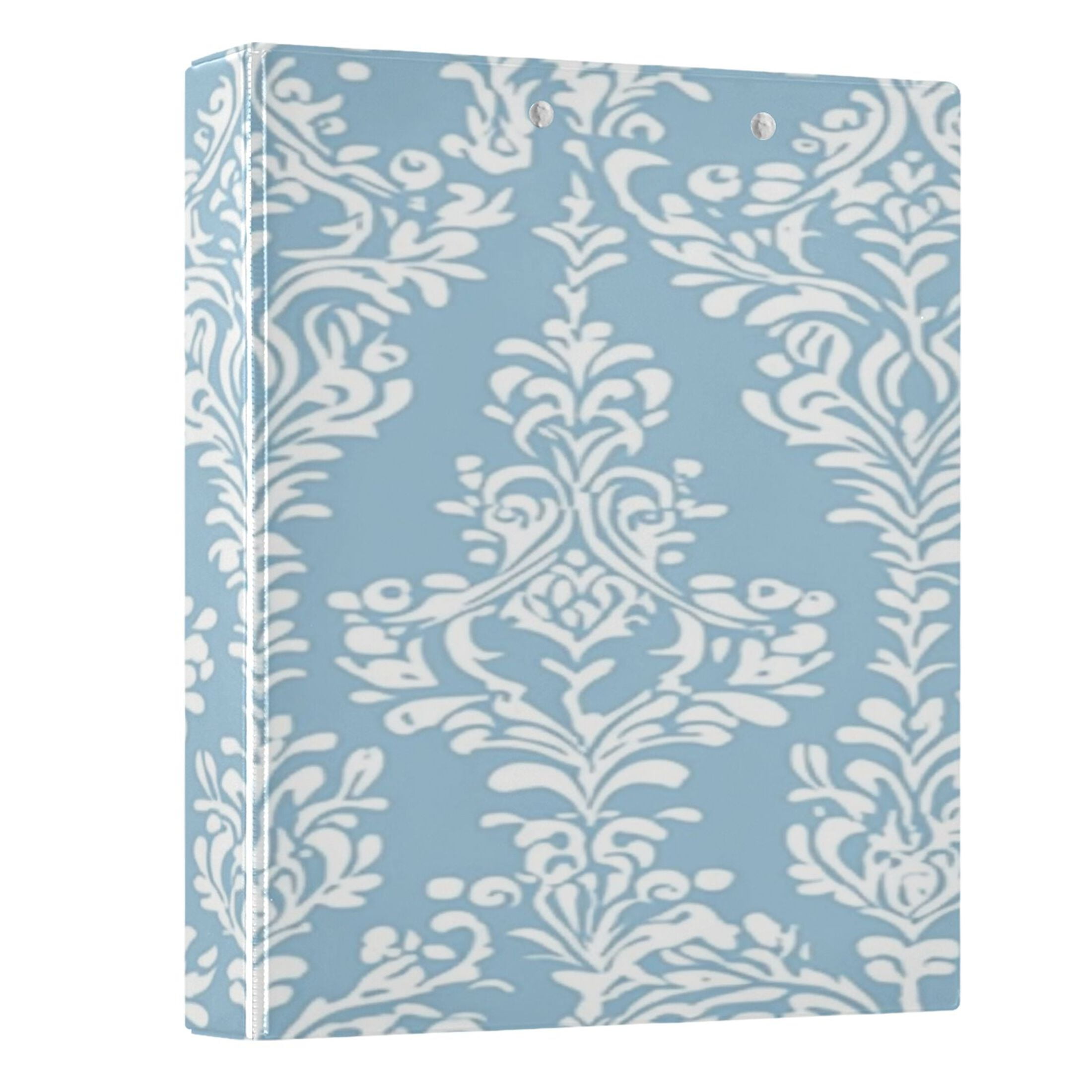 Intricate Floral Pattern 3 Ring Hardcover Binders 1.5in Round Rings for ...