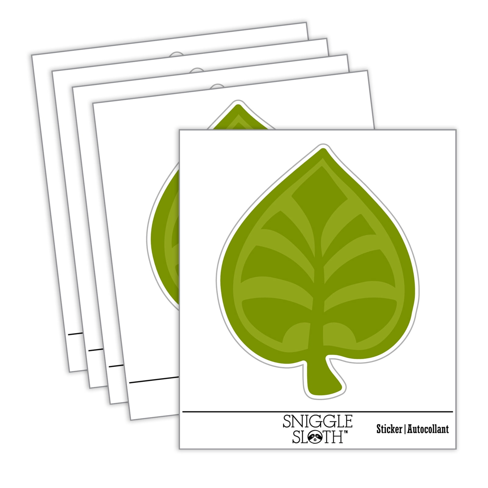 Intricate Leaf Design Car Window Bumper Water Bottle Phone Tablet ...