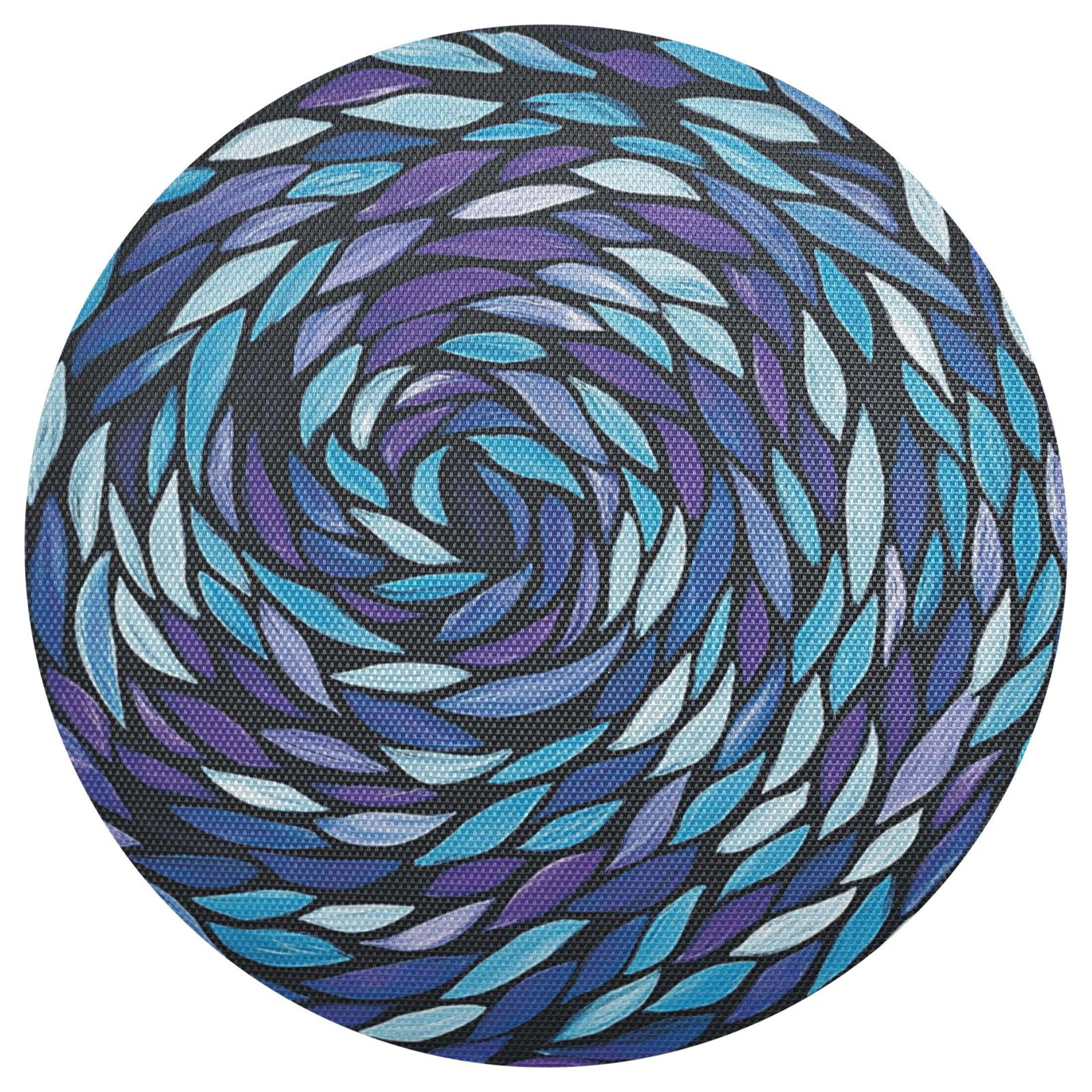 Intricate Spirals 4-Piece 15.4in Heat-Proof PVC Plate Mats, Easy Cut ...