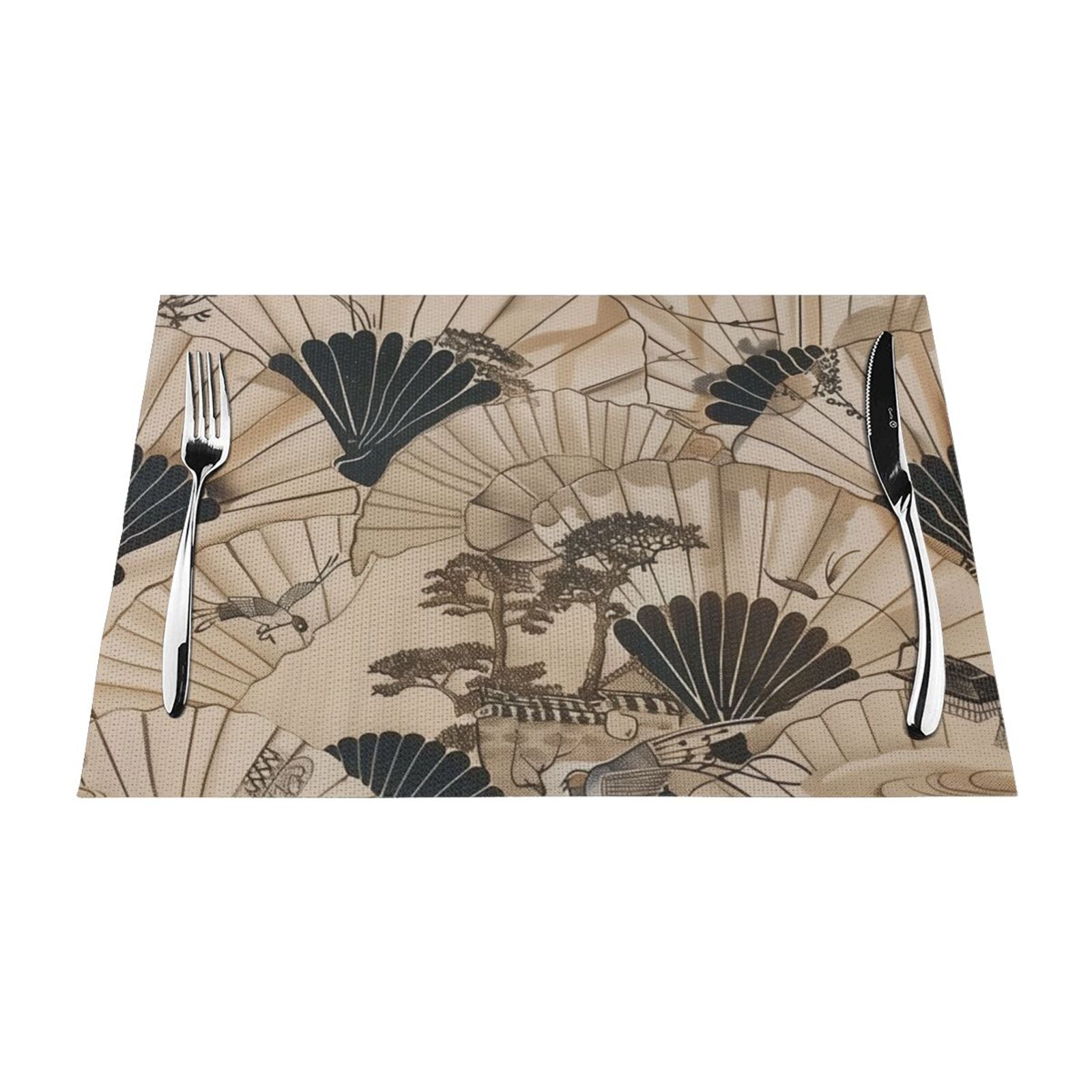 Intricate of Traditional Japanese olding ans Table mat can be wiped ...