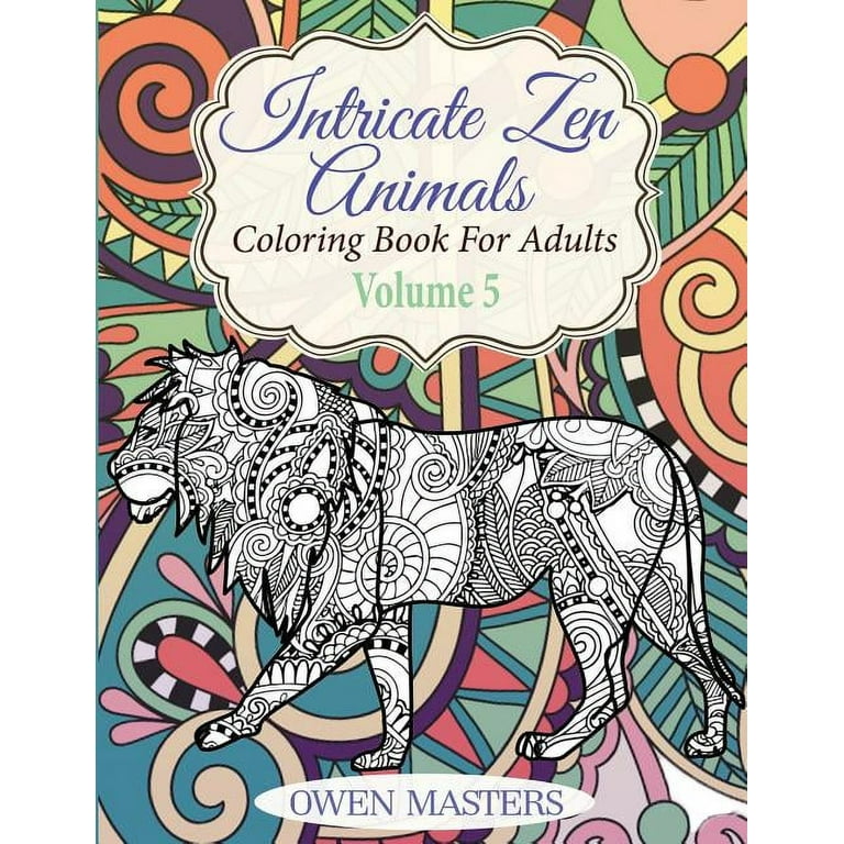 intricate animal coloring pages