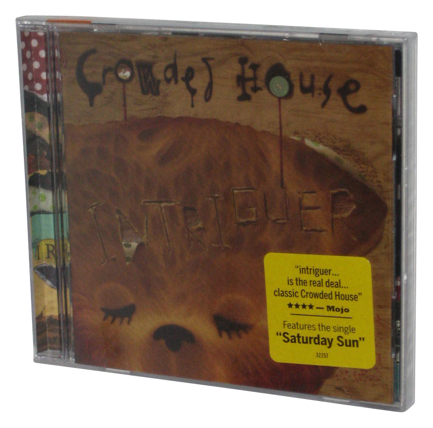 Intriguer Crowded House Audio Music CD - (Back Jewel Case Drill Hole ...