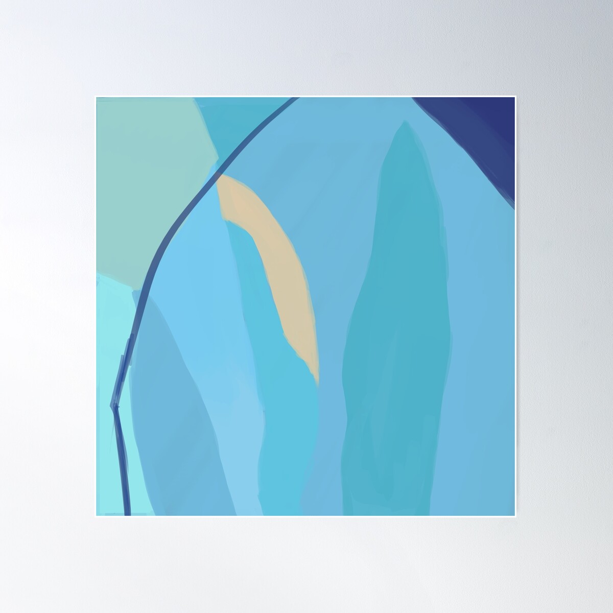 Intriguing Visual Balanced Design Poster Wall Art, Modern Wall Decor ...