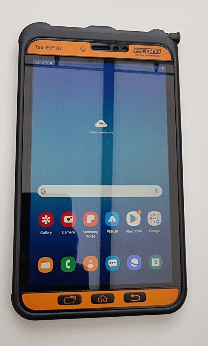 Pre-Owned Intrinsically Safe Tablet Ecom Tab-Ex 02 DZ2 Grade A ...